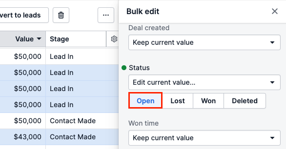 How can I restore deleted deals? - Knowledge Base | Pipedrive